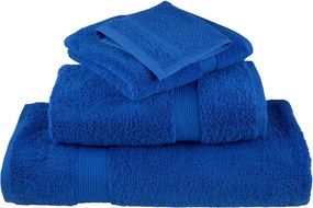 Prémiové ručníky SOLUND 10 ks modré 100x200 cm 600 g/m² 137199