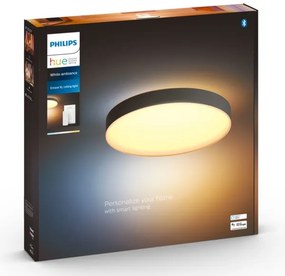 Philips - LED Stmívatelné stropní svítidlo Hue ENRAVE XL LED/48W/230V černá + DO