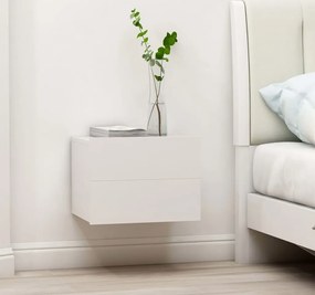 vidaXL Noční stolek 40 x 30 x 30 cm kompozitní dřevo [801065] Barva: Bílá