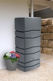 PROSPERPLAST Sud na dešťovou vodu AQUA TOWER antracit 350l