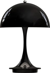 Bezdrátová lampa Panthella s indukčním nabíjením černá