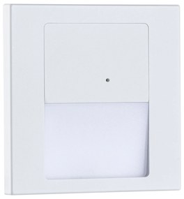 Paulmann 80002 Tsaro, svítidlo do stěny se senzorem, 1W LED 2700K, matná bílá, 8x8cm