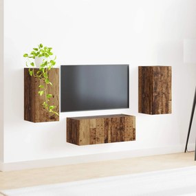 Sestava TV skříněk 6 ks Staré dřevo Kompozitní dřevo 3409067