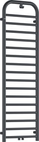 Deante Silia, koupelnový radiátor 500x1570 mm, 586W, grafitová, DEA-AGI_DG51