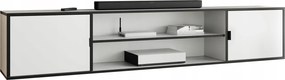 TV skříňka LUNO 4 otevřená TV skříňka bílý
