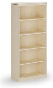 Kancelářský regál ARRISTO LUX, 800 x 400 x 1836 mm, bříza