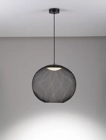 LED černá designová svítilna Kinetic 154