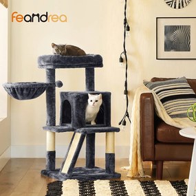 Feandrea škrabací sloup se škrabací deskou 96 cm tmavě šedý