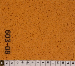 Lentex, PVC podlaha - lino Flexar PUR 603-08 oranžová, na míru, šíře 2m,4m, oranžová, bez podkladu, kancelář