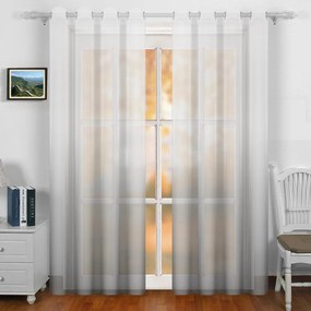 Deveri Hotový ombre závěs na kroužcích 150x250cm různé barvy Barva: Šedá