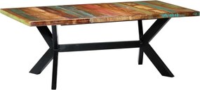 vidaXL Jídelní stůl 200 x 100 x 75 cm masivní mangovníkové dřevo [247428] Barva: Vícebarevný