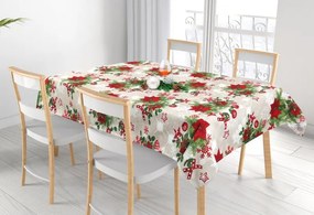 Bellatex Ubrus VÁNOCE Červená 100x100 cm
