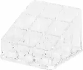 Compactor Organizér na rtěnky – 9 přihrádek čirý plast