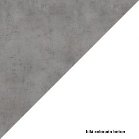 Komoda BOTA 27 Helvetia 180/80/37 Barevné provedení: beton colorado/bílý mat