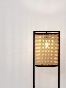 LED přírodní-černá stolní lampa Erto