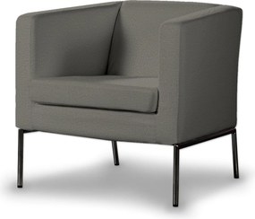 Potah na křeslo IKEA Klappsta barva šedá látka pletený vzor