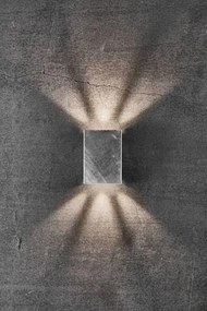NOR 2019041031 Venkovní nástěnné svítidlo Fold 10 2x3,5W LED galvanizovaná ocel čirá - NORDLUX
