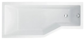 Besco Akrylátová atypická vana INTEGRA 150x75 (170x75) Barva: Bílá, Rozměry (cm): 150x75, Orientace: Levá