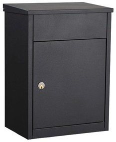 Nástěnná poštovní schránka Allux 500S černá