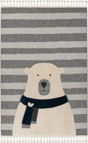 Obsession, Dětský kusový koberec My Fano 398 Bear, 160x230, šedá, dětský pokoj
