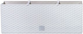 Prosperplast RATO CASE Truhlík se zavlažováním 51,4x19,2x18,6cm, bílý DRTC500
