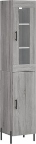 Skříň highboard šedá sonoma 34,5 x 34 x 180 cm kompozitní dřevo 3199183