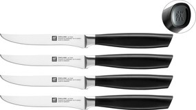 Nože na steaky All Star černé 4 ks