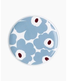 Servírovací talíř Oiva Unikko Wine Red 20 cm Marimekko