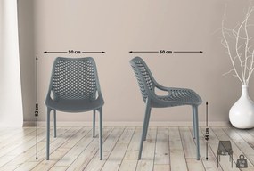 Židle Air – tmavě šedá
