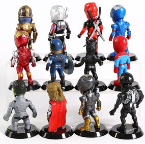 SET Figurky Marvel Avengers 12 ks