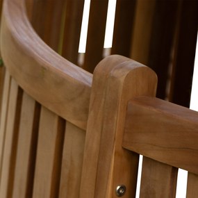 Lavice kolem stromu Nila 206cm kulatý s opěradlo – hnědá