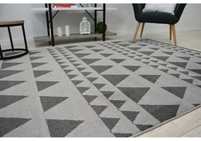 Luxusní kusový koberec Efra šedý 200x290cm