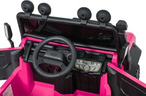 Elektrické autíčko Land Rover Defender 110 SVX růžové