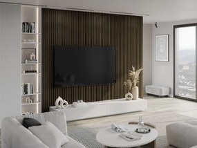 Mexen Lam-B, akustické stěnové lamely 275 × 30 cm, HDF deska 4 mm, technická dýha, eben královský, S100-275307-3015-020