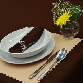 Teflonový ubrus - čokoládový 105x195 cm