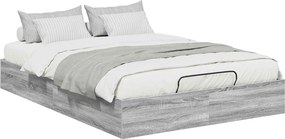 Ottoman postel Šedá Sonoma 193 x 140 x 25 cm Dřevěný materiál 3409274