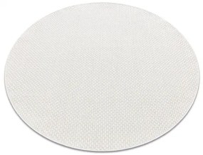 Dywany Luszczow Kusový koberec kulatý TIMO 6272 SISAL venkovní bílý Rozměr koberce: 120 cm KRUH