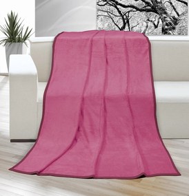 Brotex Mikro deka na jednolůžko 150x200 cm růžová barva