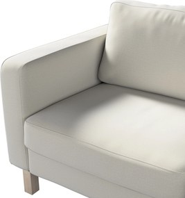 Potah na pohovku IKEA  Karlstad 2-místná, nerozkládací, krátký barva šedá látka sametová
