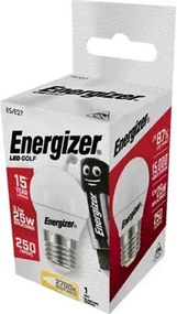 Energizer S8836 LED mini globe žárovka 3.4W / patice E27 / 2700K / 250