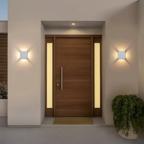 BRILAGI - LED Venkovní nástěnné svítidlo QUADRAY LED/6W/230V bílá IP54