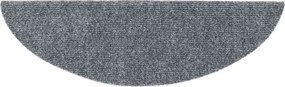 Schodové rohože samolepicí 20 ks 56 x 17 x 3 cm světle šedé půlkulaté 3365670