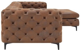 Massive home | Rohová pohovka Chesterfield pravá mikrovlákno