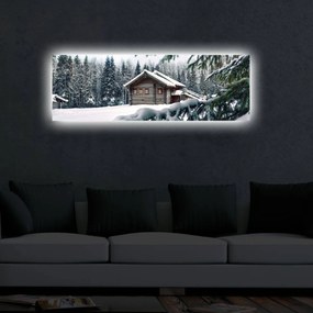 Obraz s LED osvětlením ROUBENKA 34 30 x 90 cm