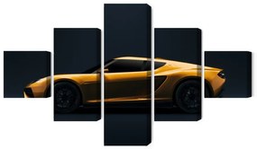 Vícedílný obraz Žluté 3D Sportovní Auto Nedostatek Nedostatek Plátno Canvas 250x150
