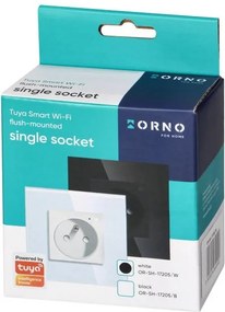 Chytrá zásuvka s TUYA ORNO OR-SH-17205/W Smart Home, pod omítku