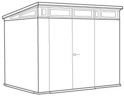 Zahradní domek ARTISAN Keter 277x218x226 cm