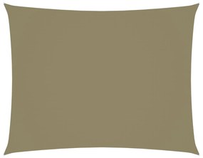 Stínící plachta oxfordská látka obdélníková 6 x 7 m béžová,  135167