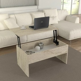 Konferenční stolek Akilli Travertine