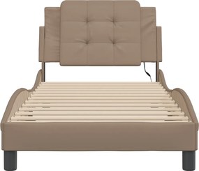 Rám postele s LED bez matrace Zadar cappuccino 80 x 200 cm 3214072